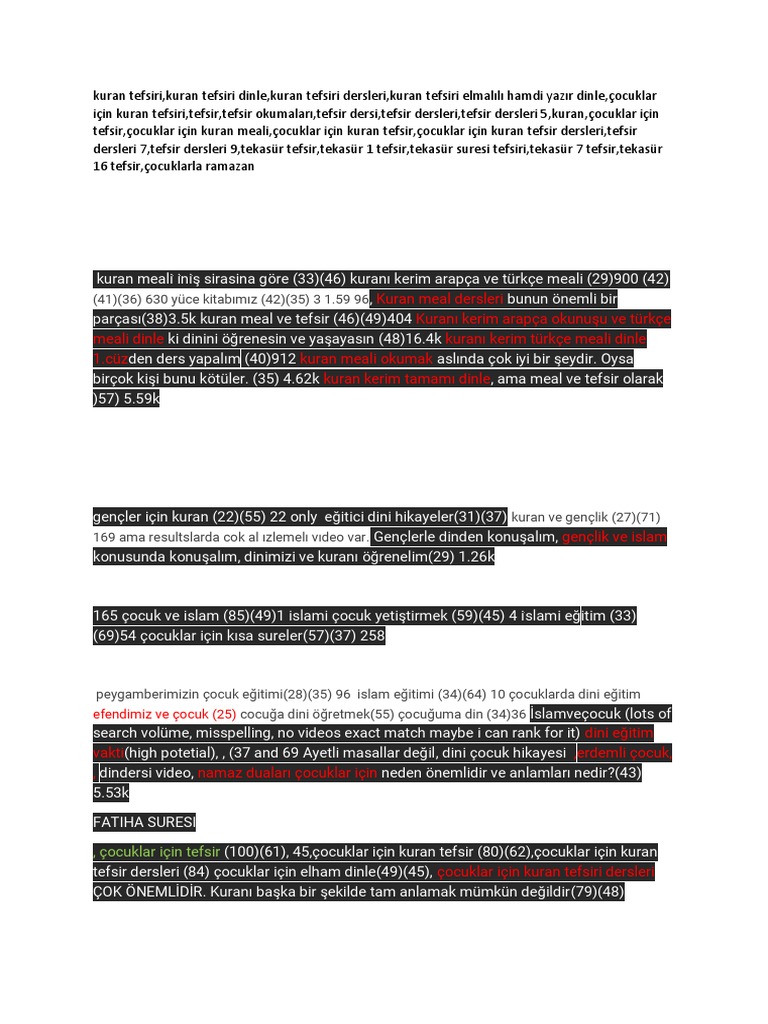 YouTube Tags | PDF