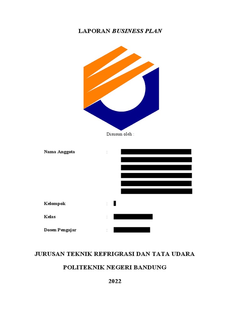 Laporan Business Plan: Nama Anggota | PDF