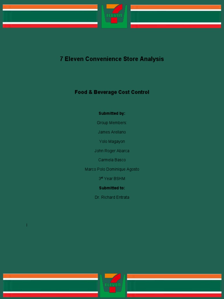 7-Eleven Store Analysis | PDF
