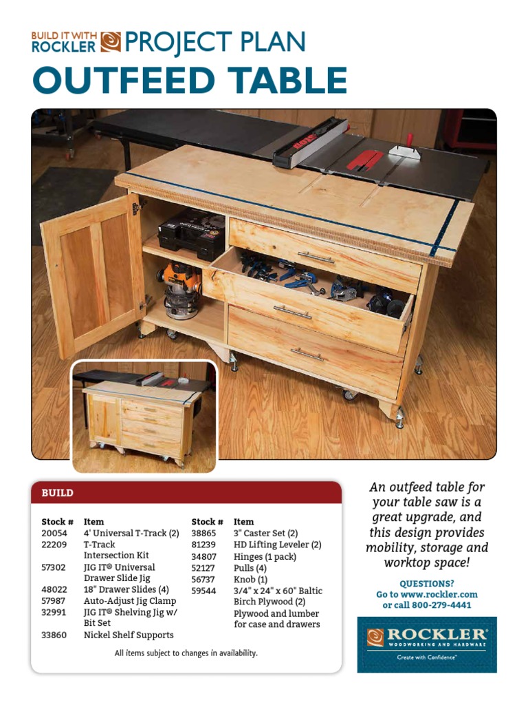 Outfeed Table | PDF