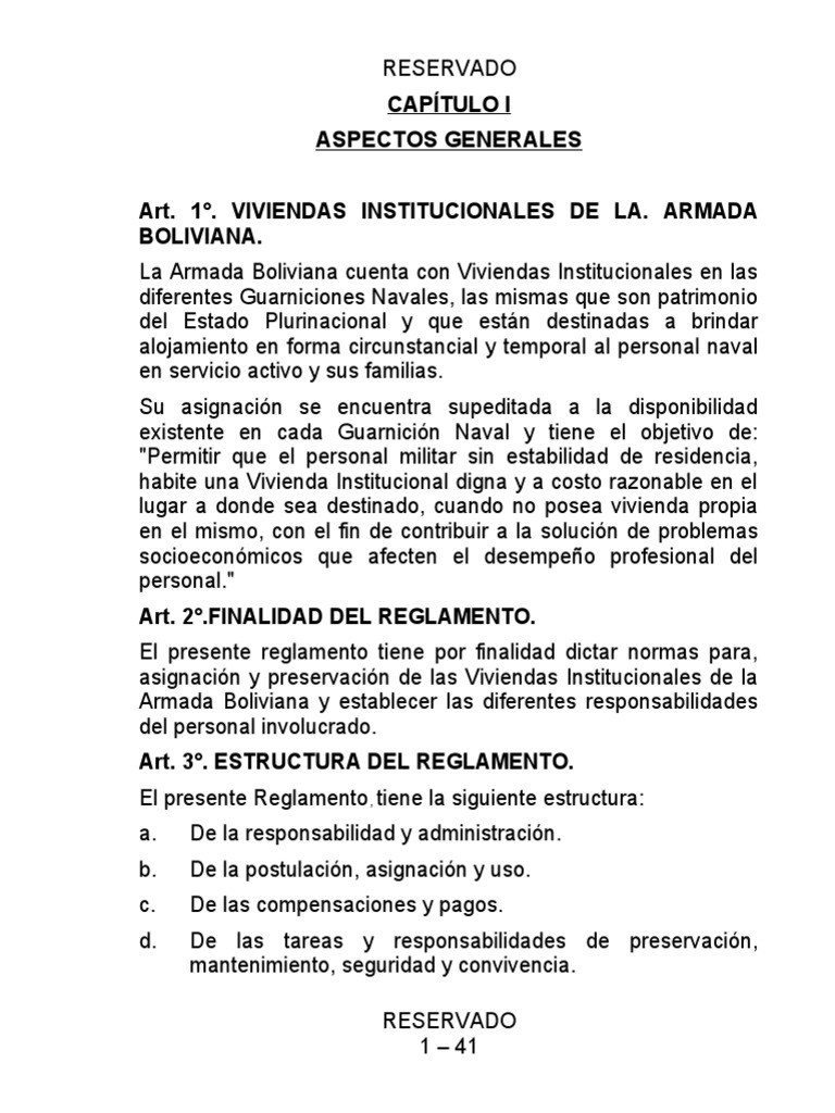 Reglamento de Viviendas | PDF | Residuos | Agua