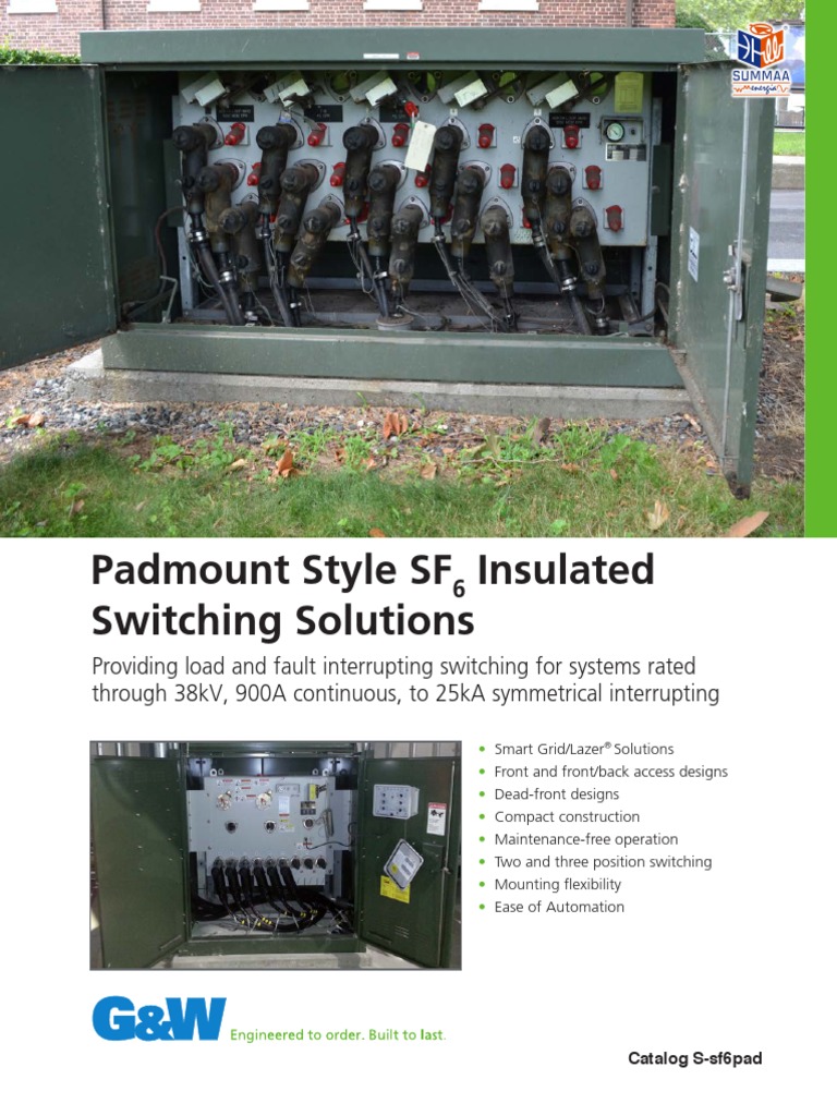 SF6 - Padmount GSE 18 | PDF