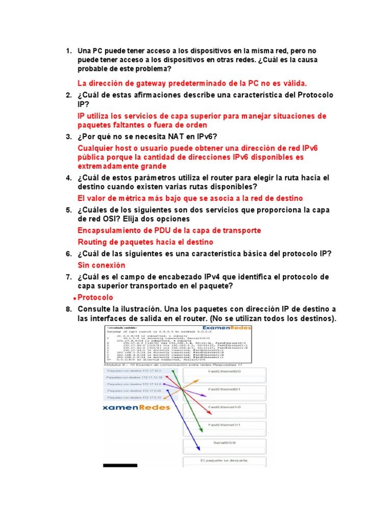 Modulo 8-10 | PDF | Protocolos de internet | Enrutador (Computación)