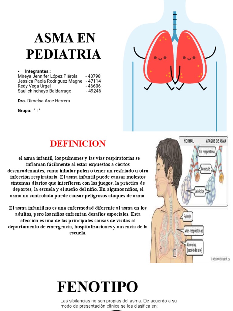 Asma Infantil: Diagnóstico y Tratamiento | PDF | Asma | Alergia