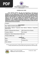 Qame Form 1 | PDF | Evaluation | Behavior Modification