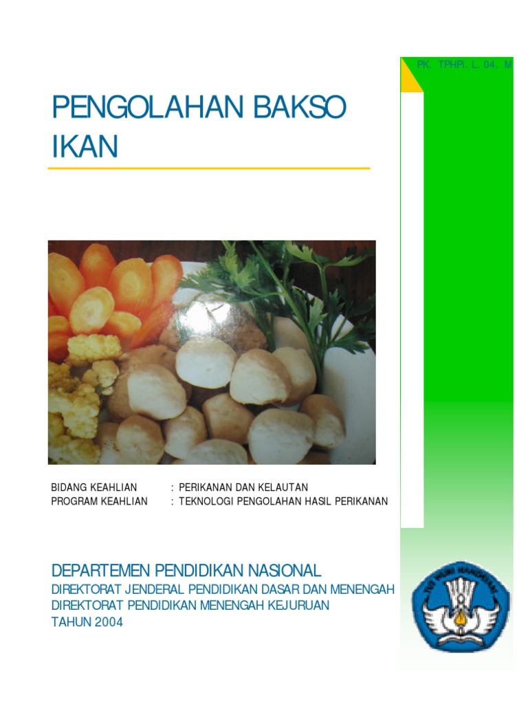 PRINSIP PEMBUATAN BAKSO IKAN | PDF