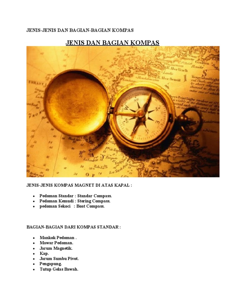 Jenis-Jenis Dan Bagian Kompas | PDF