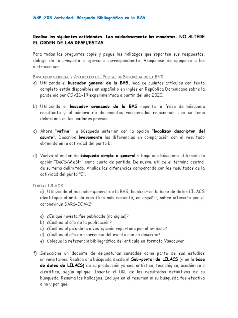 U5 Tarea Búsqueda BVS 2022 10 | PDF