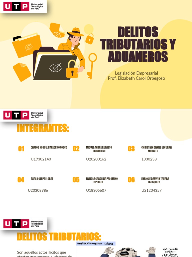 Delitos Tributarios y Aduaneros | PDF | Castigos | Multa (pena)