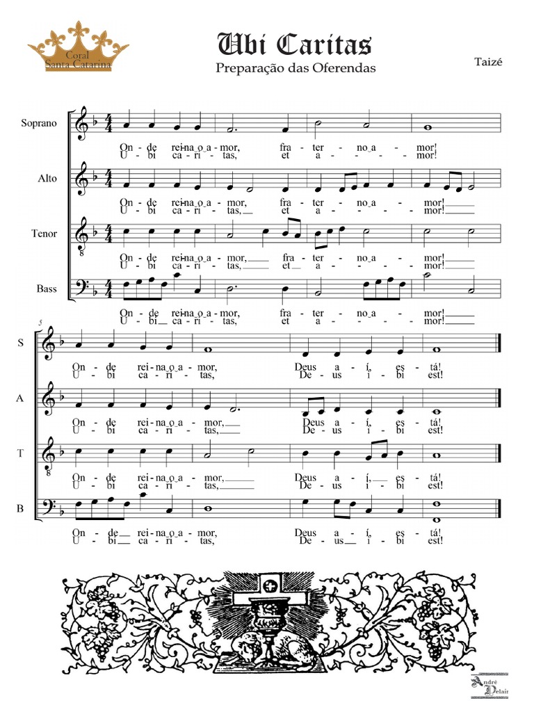 Ubi Caritas Taizé Noten | Ubi Caritas Sheet Music – NYMWL
