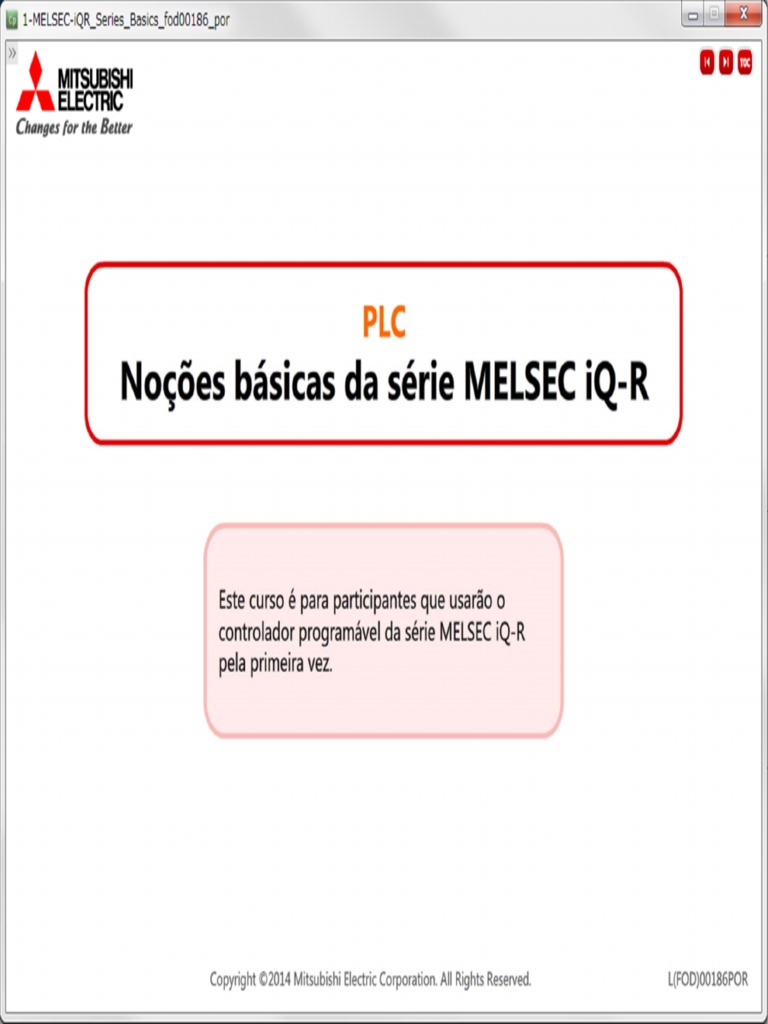 1 MELSEC IQ R Basics Fod Por | PDF