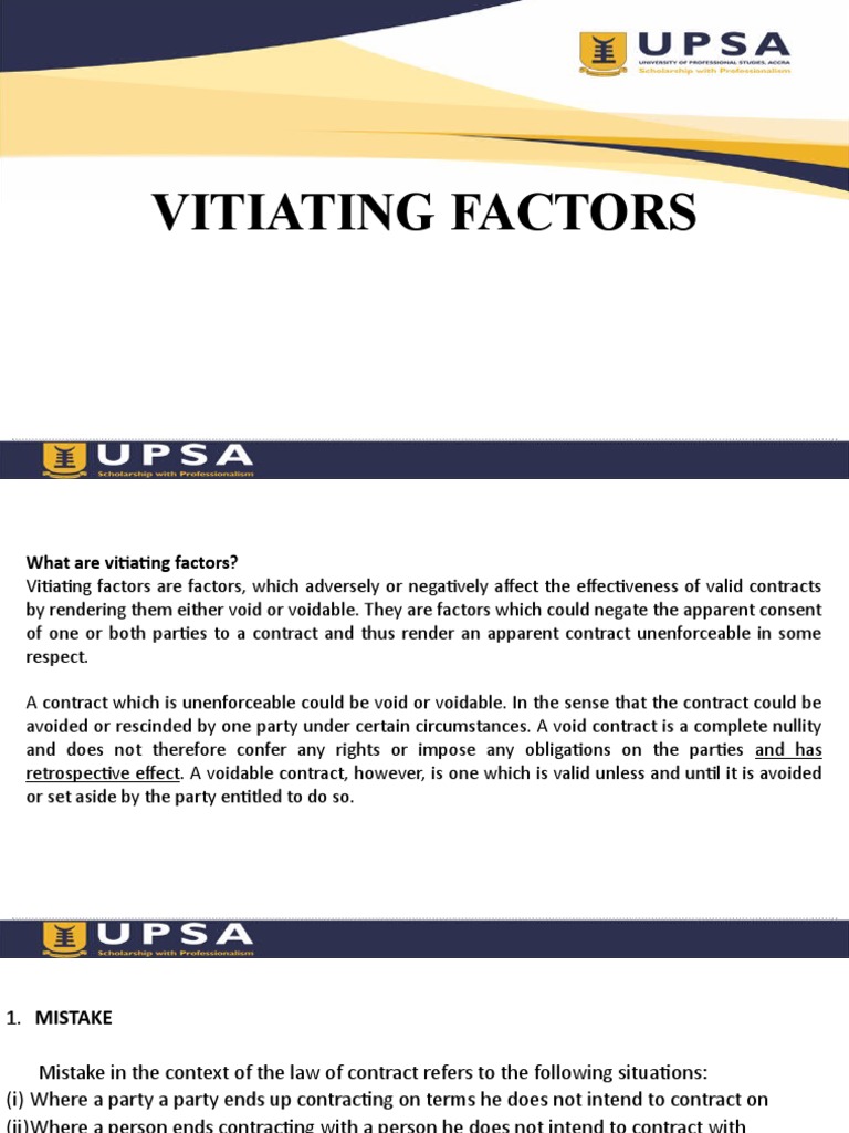 Week 5 Slides (Upsa) | PDF | Misrepresentation | Doctrine