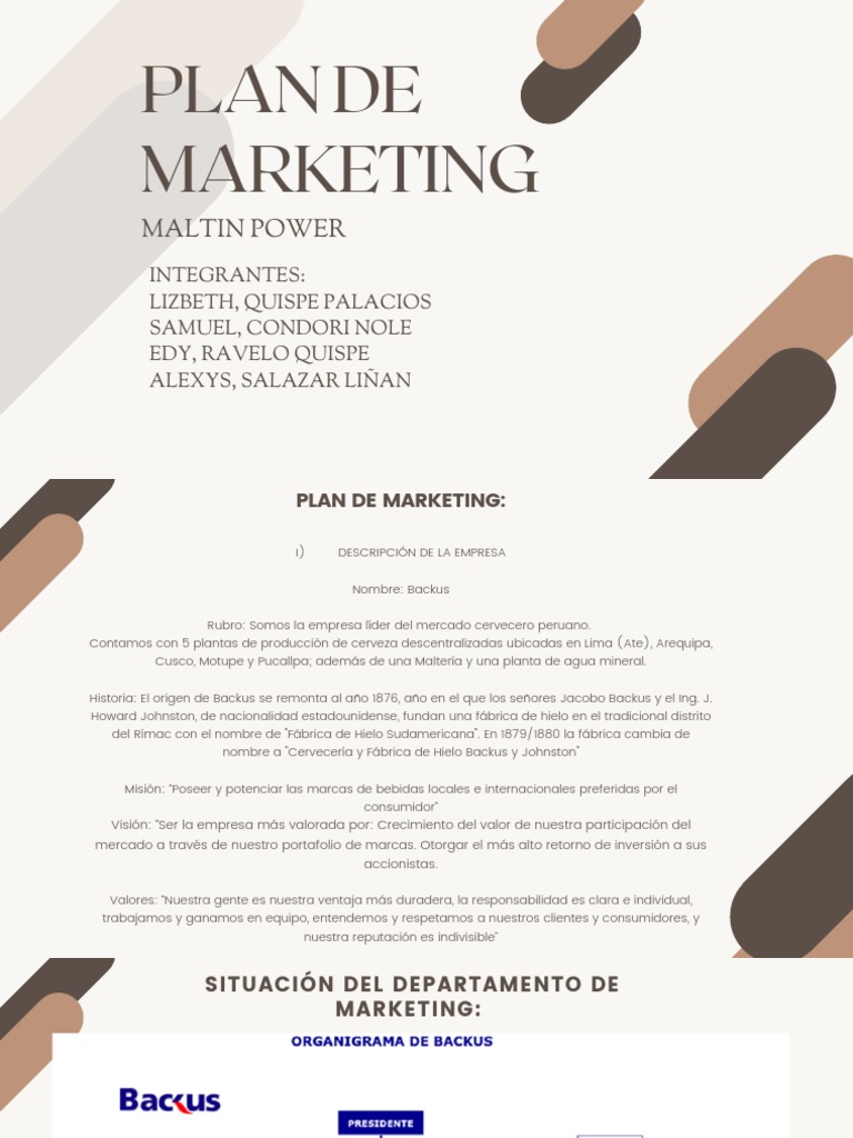 Plan de Marketing | PDF