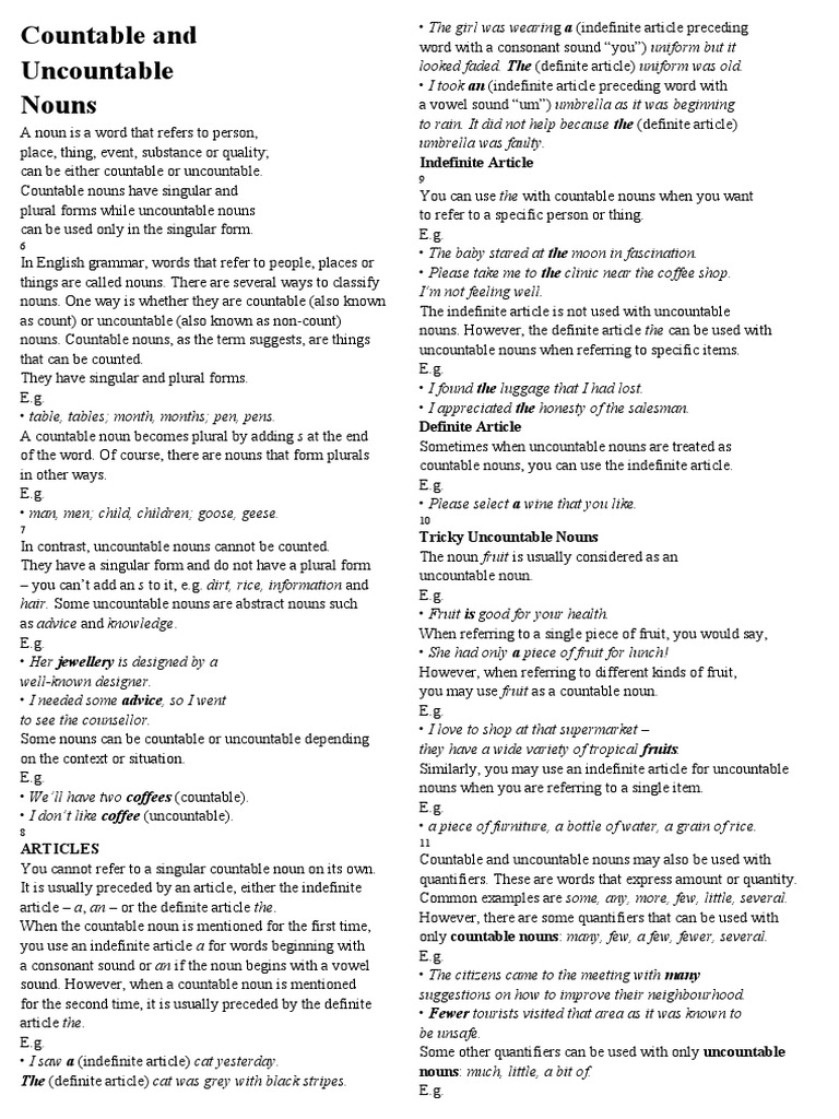 English Grammar | PDF | Grammatical Number | Noun