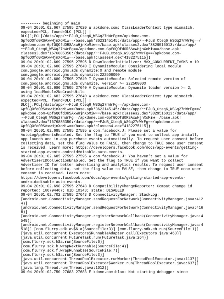 Logcat | Download Free PDF | Java (Programming Language) | Android (Operating System)