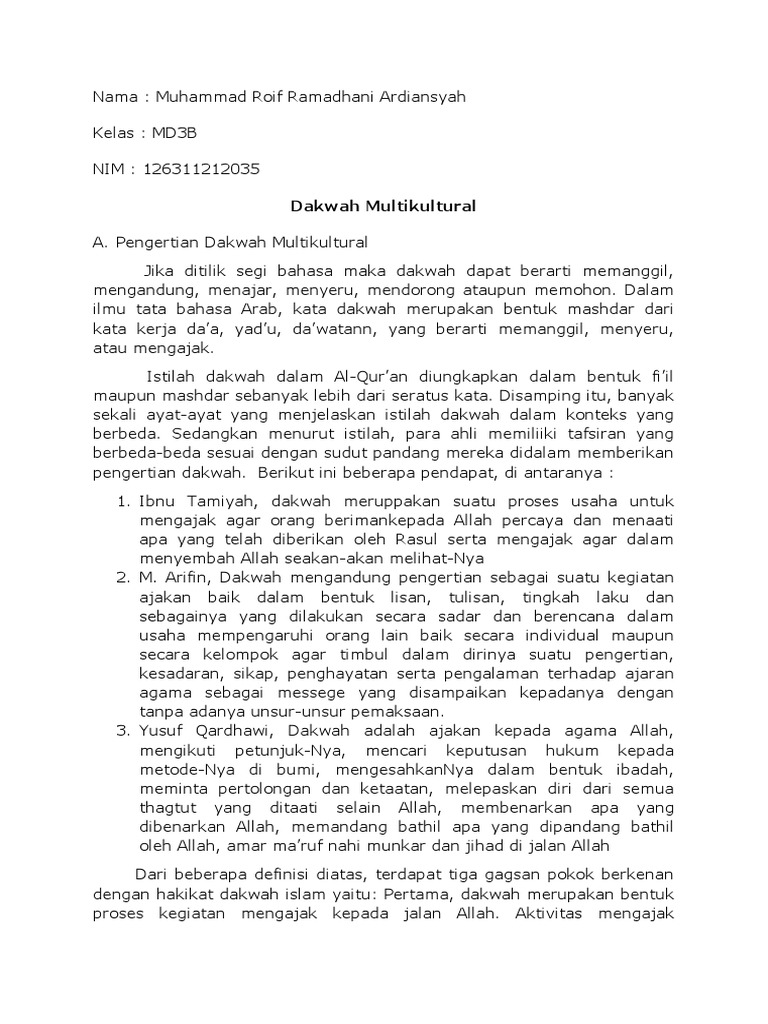 Muhammad Roif Ramadhani Ardiansyah | PDF