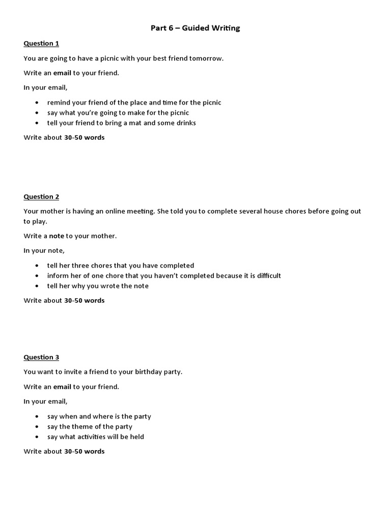 English Year 6 - Part 6 | PDF