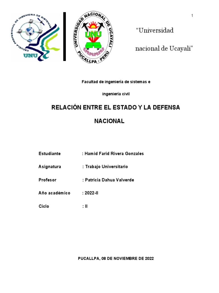 Tarea Defensa Hamid Farid | PDF