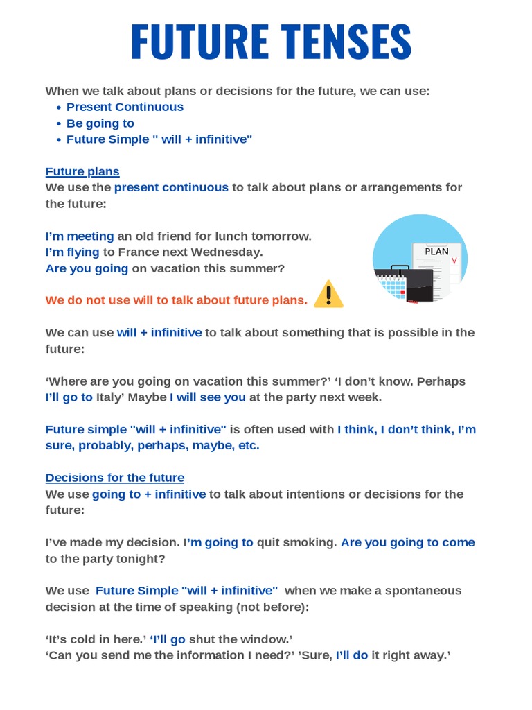 FUTURE - WILL-GOING TOdc | PDF | Linguistic Morphology | Language Mechanics