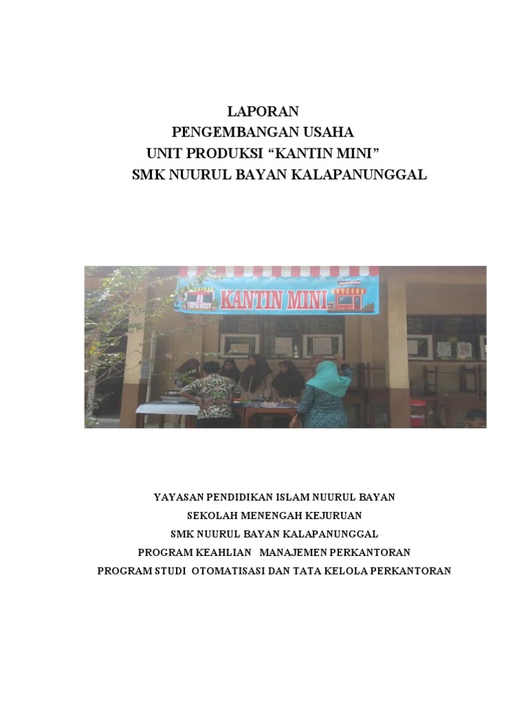Laporan Unit Produksi | PDF | Karier & Perkembangan