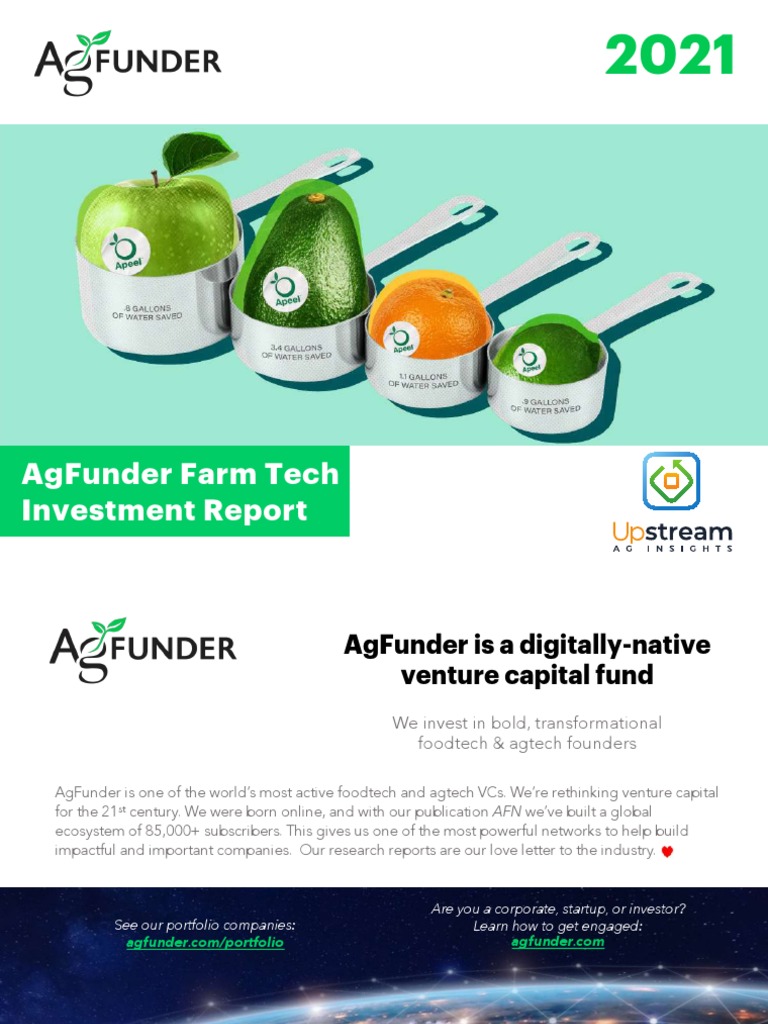 2021 Farm Tech Investment reportFINAL | PDF | Venture Capital ...