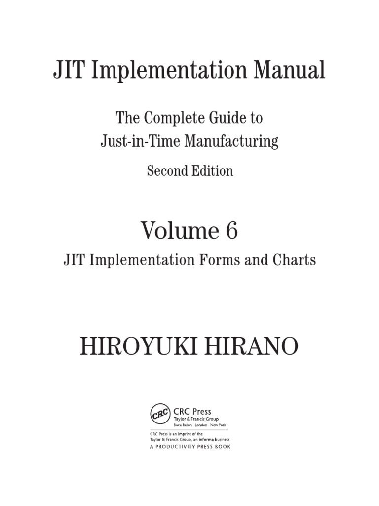 Vol 6 | PDF | Lean Manufacturing | Inventory