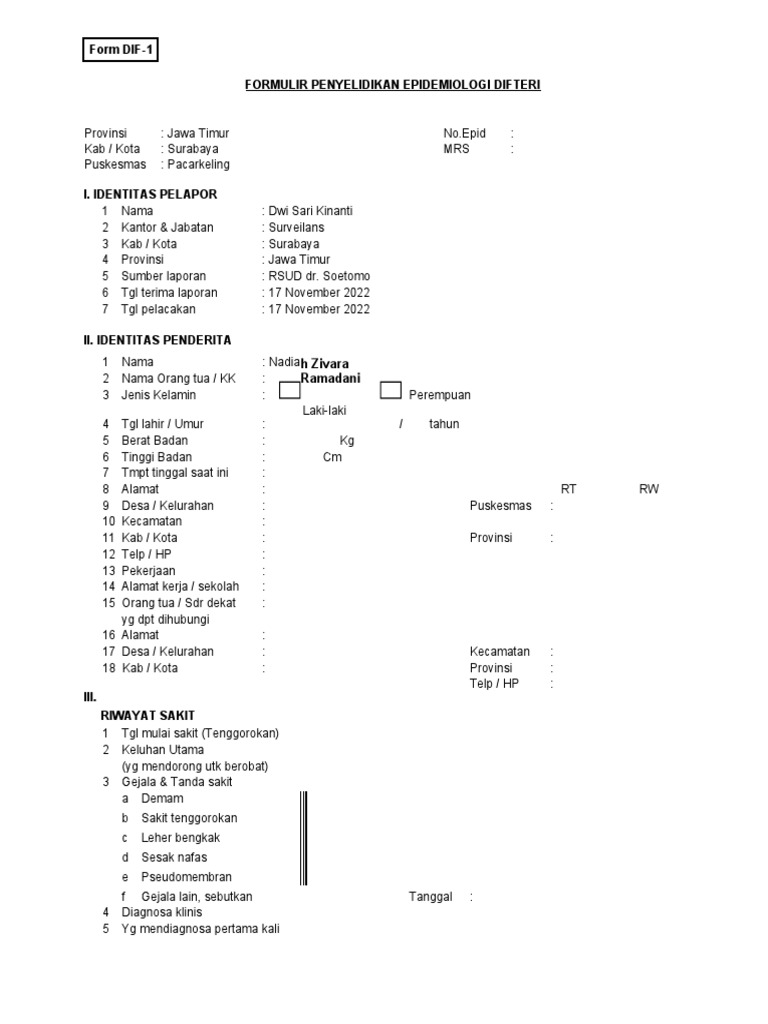 Form Dip-1 | PDF