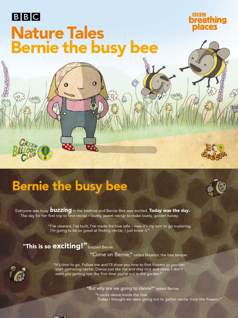 Nature Tales Bernie The Busy Bee | PDF