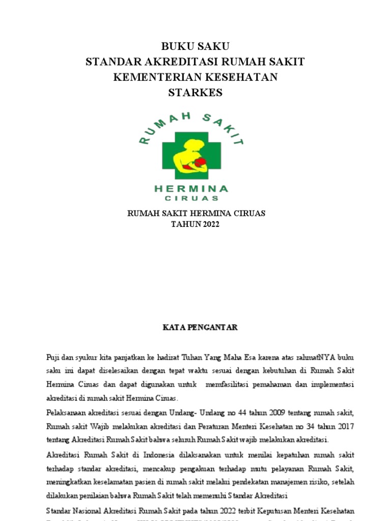 Buku Saku Akreditasi Starkes 2022 | PDF