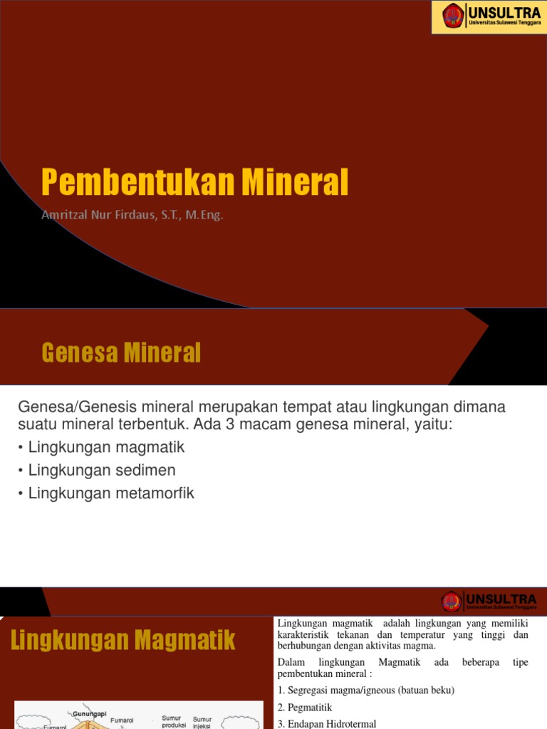 Genesa Mineral dalam Lingkungan Magmatik | PDF