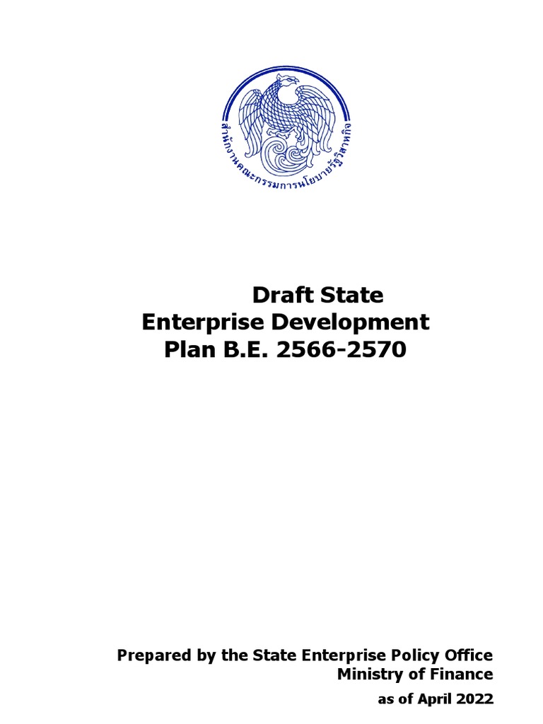 State Enterprise Development Plan 2023-2027 | PDF | Low Carbon Economy ...