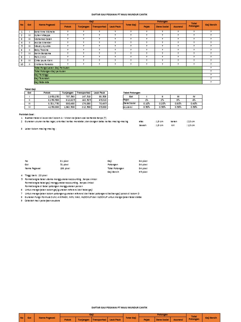 File Excel Soal Vlookup Dan Hlookup Pdf 1726