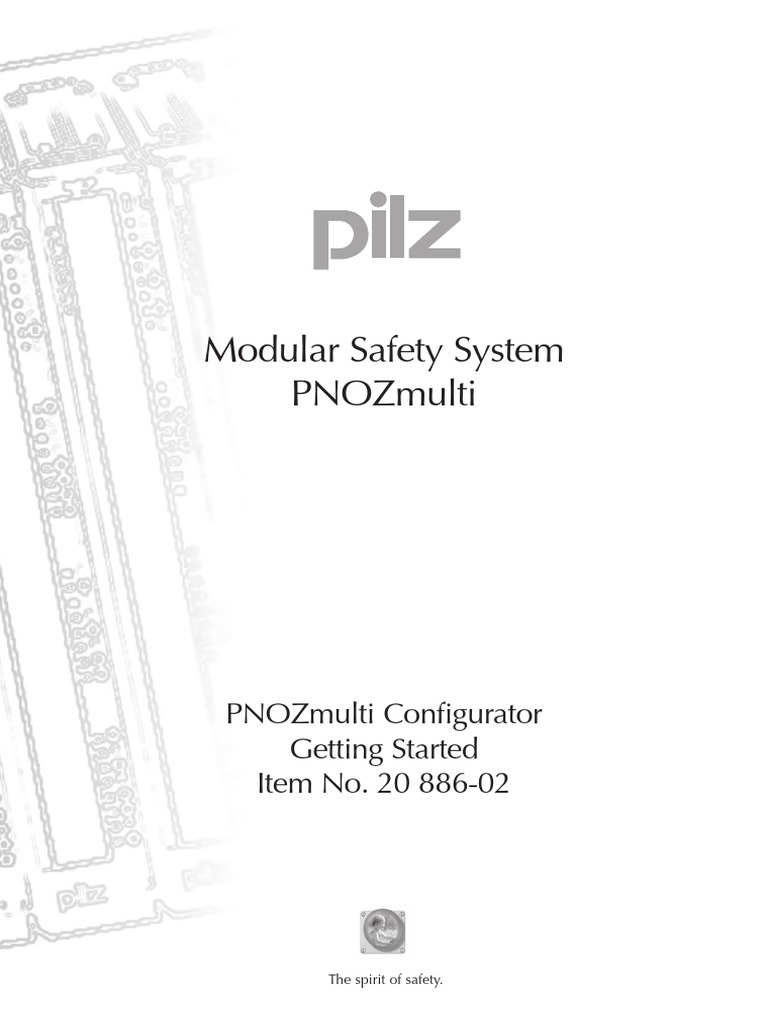 Pilz PNOZ Multi - Getting Started | PDF