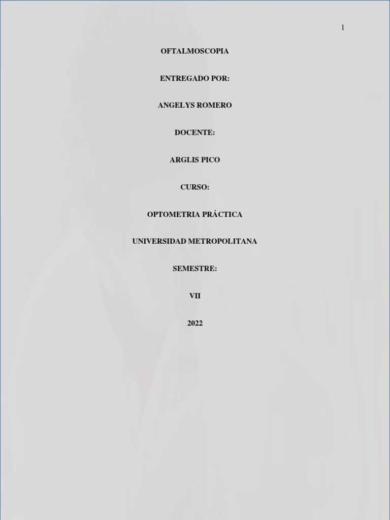 OFTALMOS | PDF | Ojo humano | Glaucoma