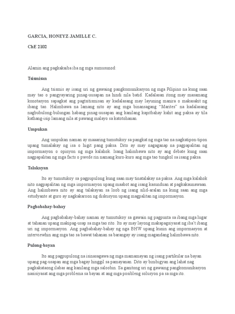 Takdang Aralin 1 | PDF