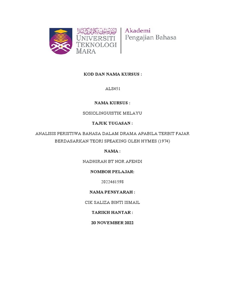 Analisis Bahan Nad | PDF