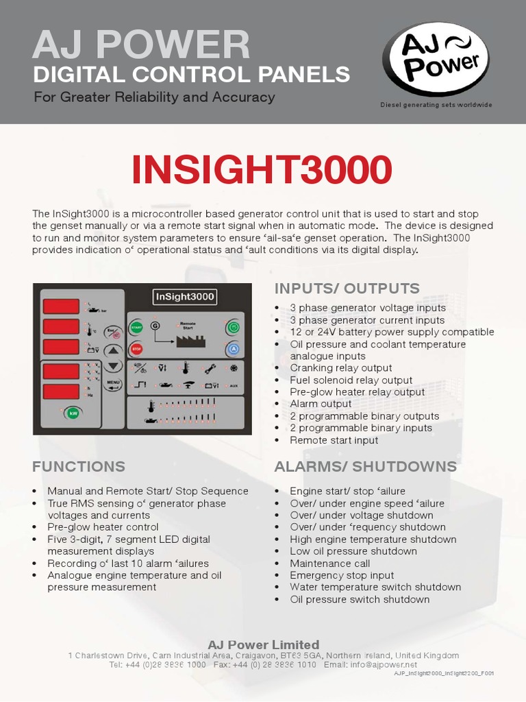 AJP InSight3000 F001 W1 | PDF