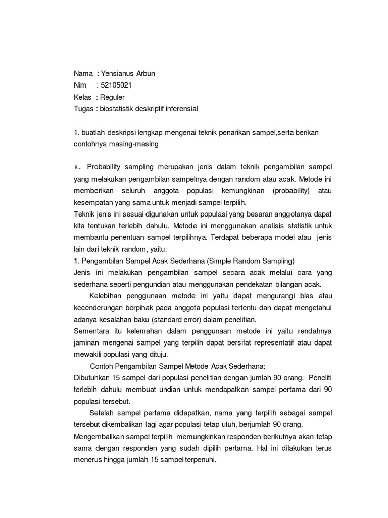 Yensianus Arbun (52105021) | PDF | Kesehatan Holistik | Sains & Matematika