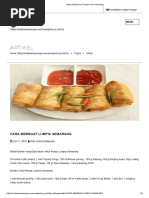 Resep Lumpia Beef Lumer Sederhana | PDF