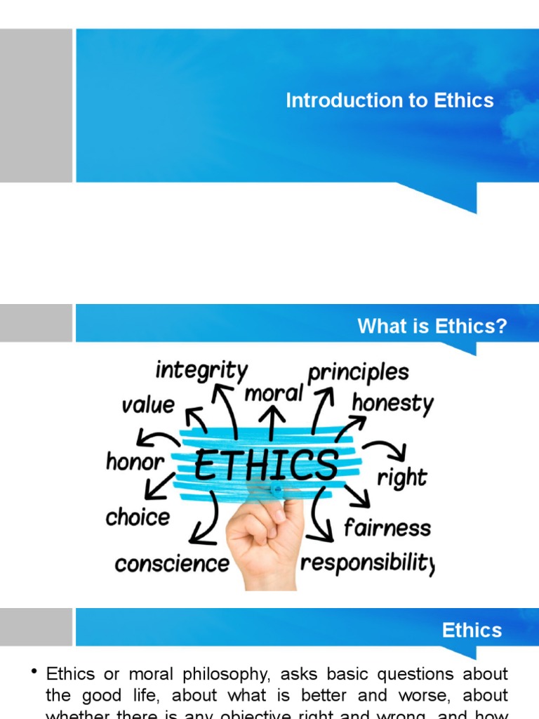 CH04 Introduction To Ethics | PDF | Rights | Ethical Principles