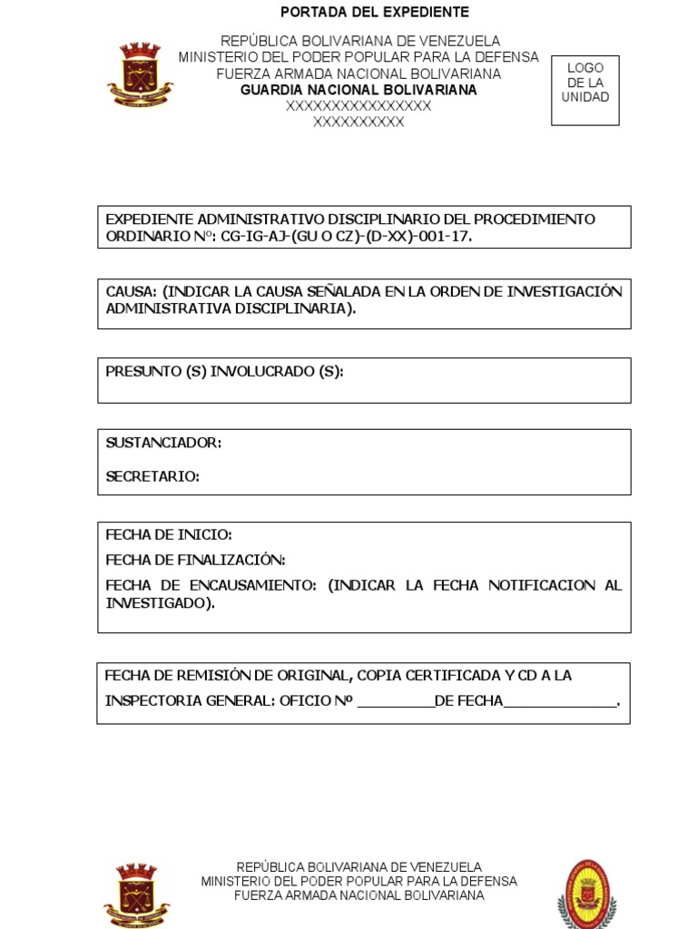 Modelo Exp. Ordinario Definitivo 31ene17 | PDF