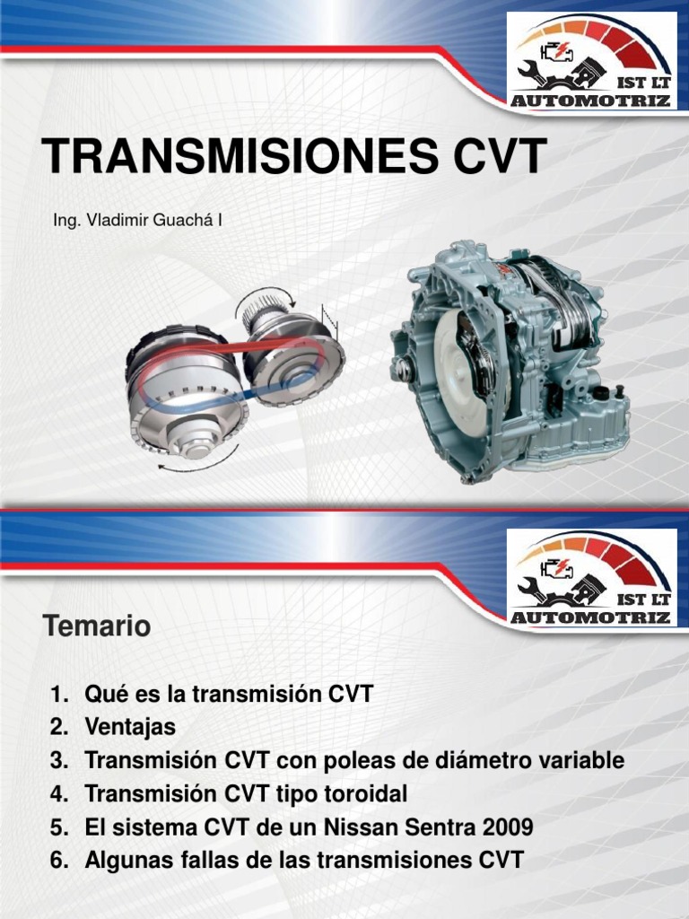 Transmisiones CVT | PDF | Bienes manufacturados | Vehículos