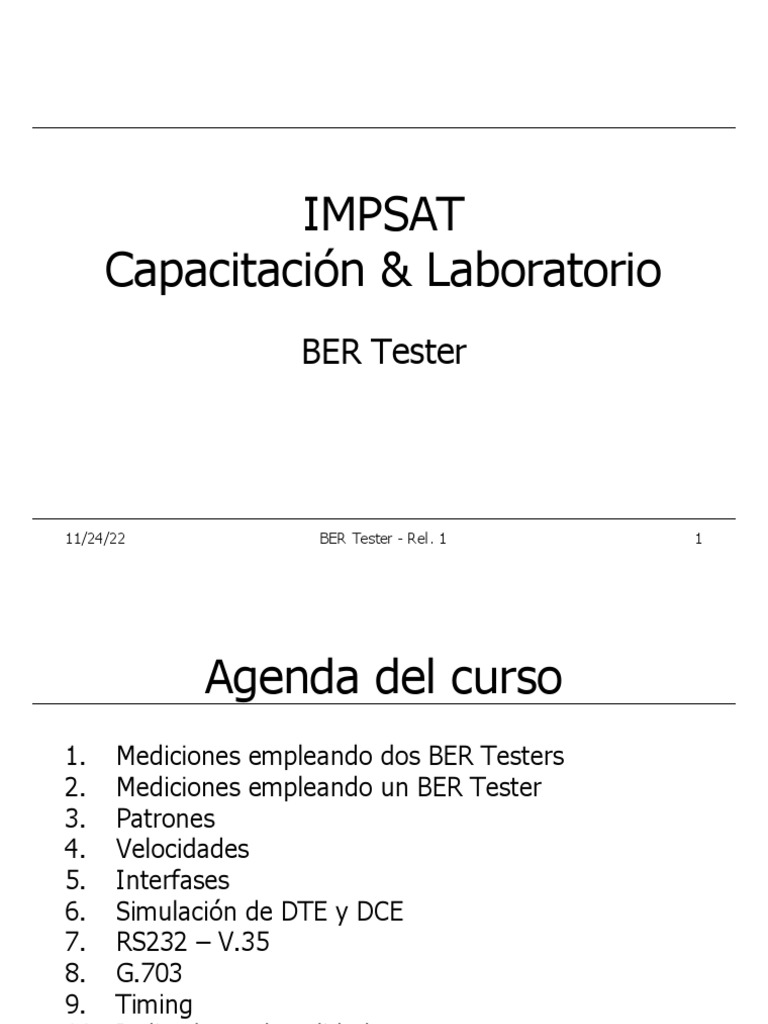 BER Tester | PDF | Tecnología
