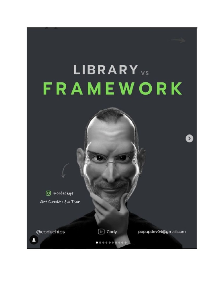 Library Vs Framework | PDF