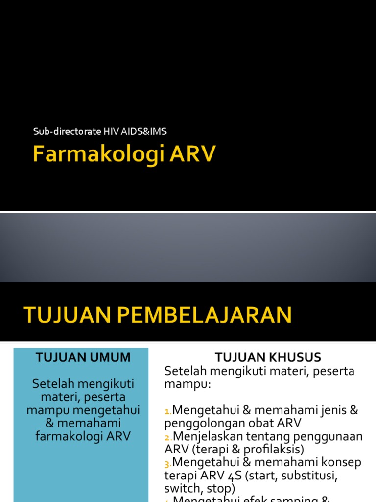 MI 1 - Farmakologi ARV | PDF