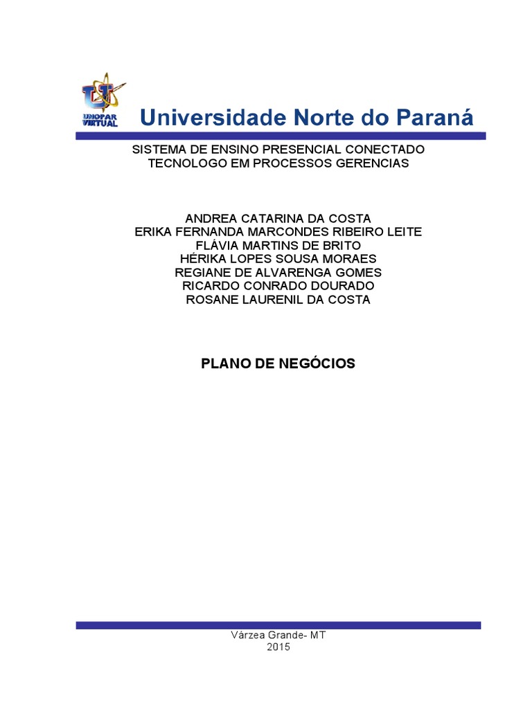 Andrea - Plano de Negocio | PDF