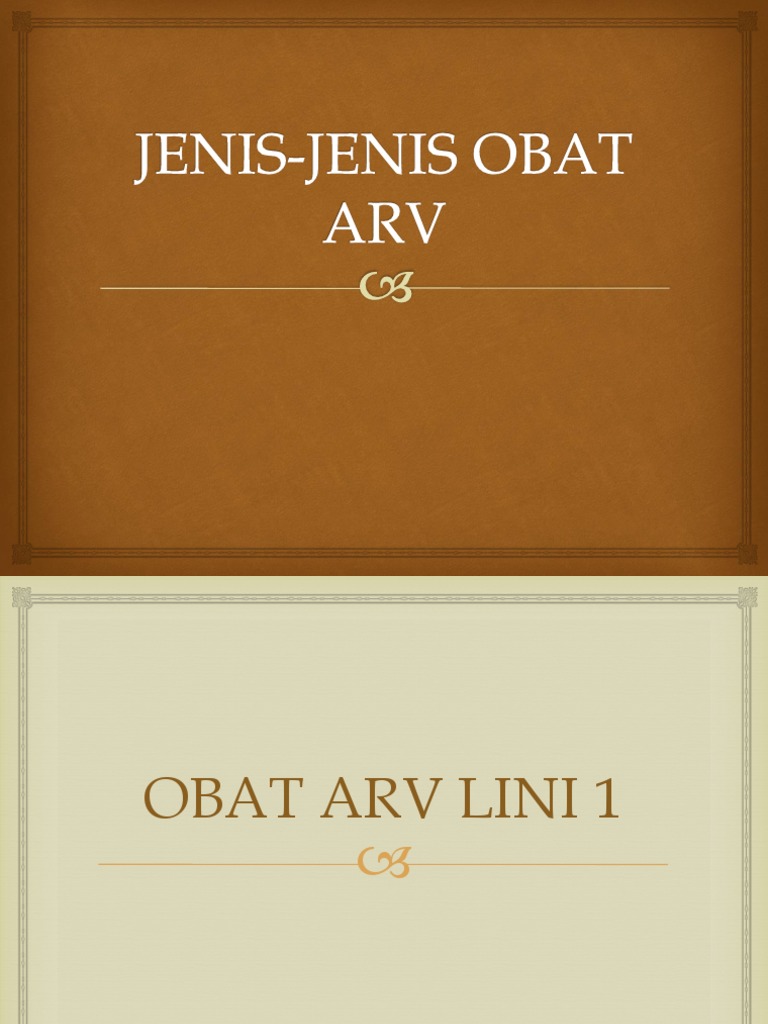 Jenis-Jenis Obat Arv | PDF