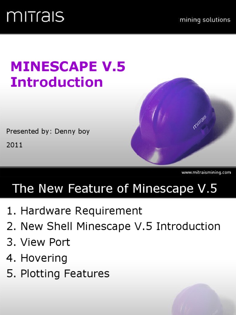 Minescape V.5 User Guide | PDF | Computer File | Microsoft Windows