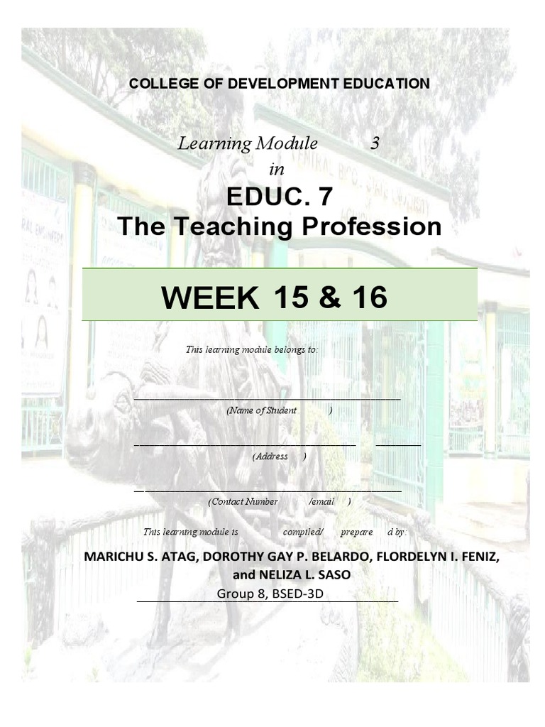 Module Viii Philosophies of Education | PDF