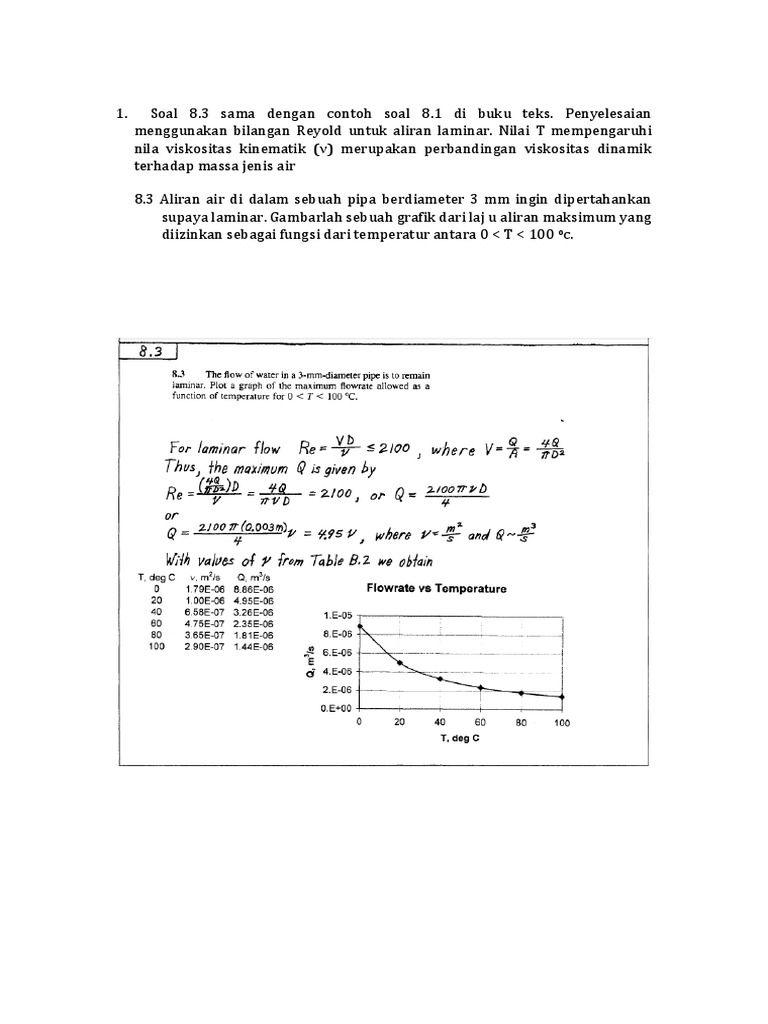 Soal Latihan Mekflu 2 | PDF
